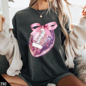 Pink Football Coquette PNG, Glitter Football Png, Disco Football, Game ...