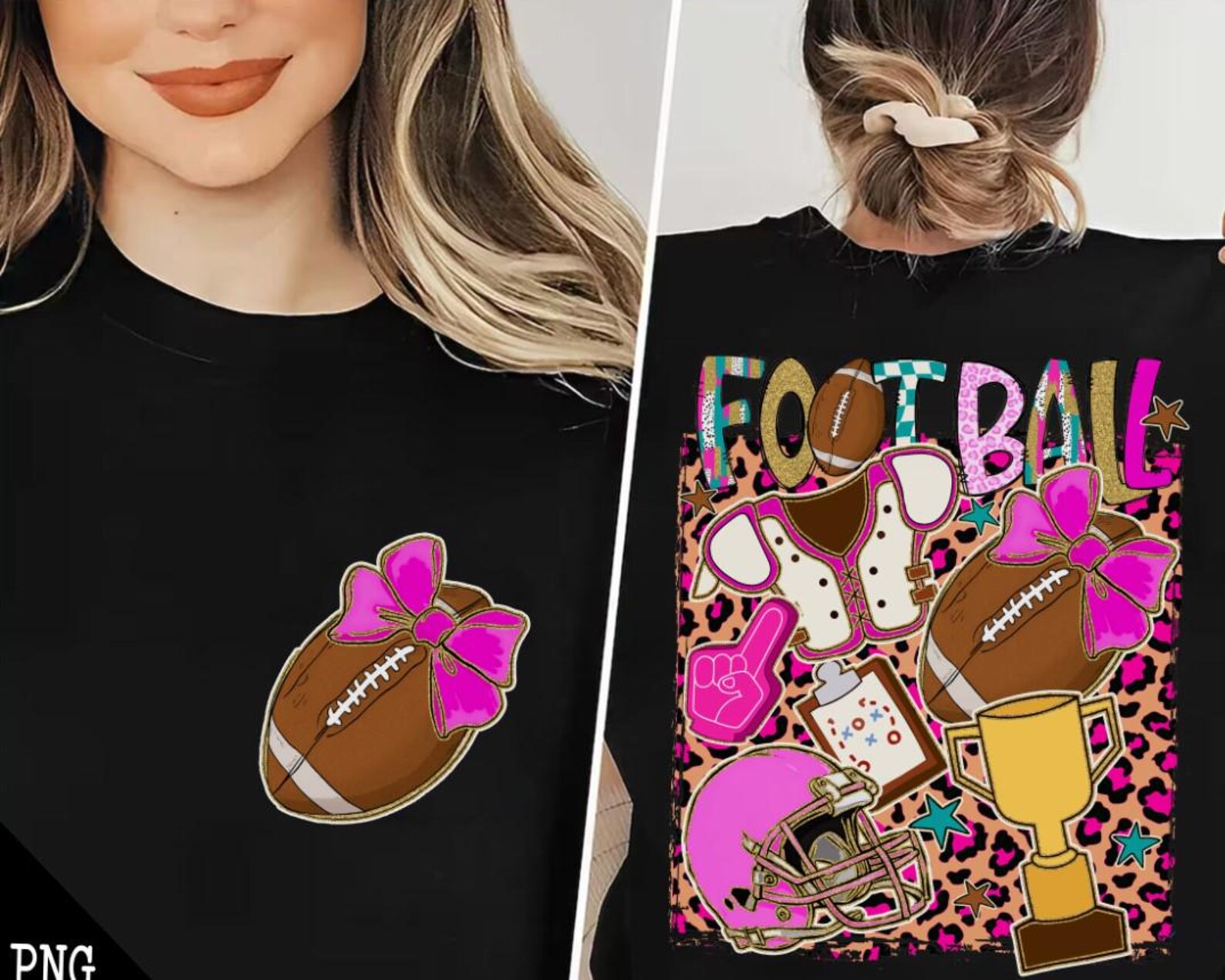 Football Preppy PNG, Fun Football Png, Preppy Football Png, Football ...