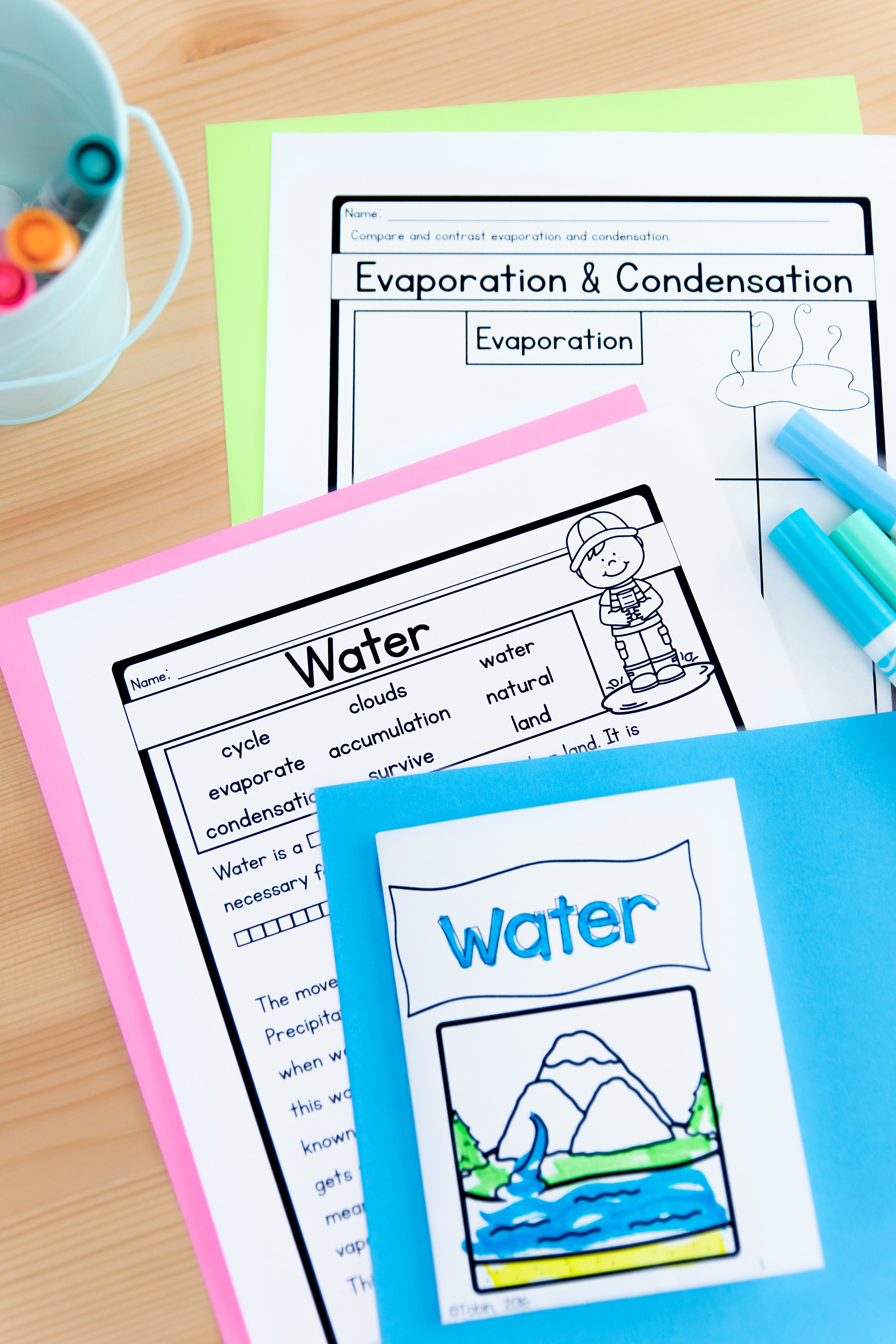 Water Cycle Worksheets, Reading Passages, 2nd & 3rd Grade Water Cycle ...
