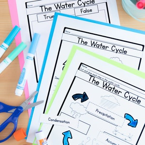 Water Cycle Worksheets, Reading Passages, 2nd & 3rd Grade Water Cycle ...