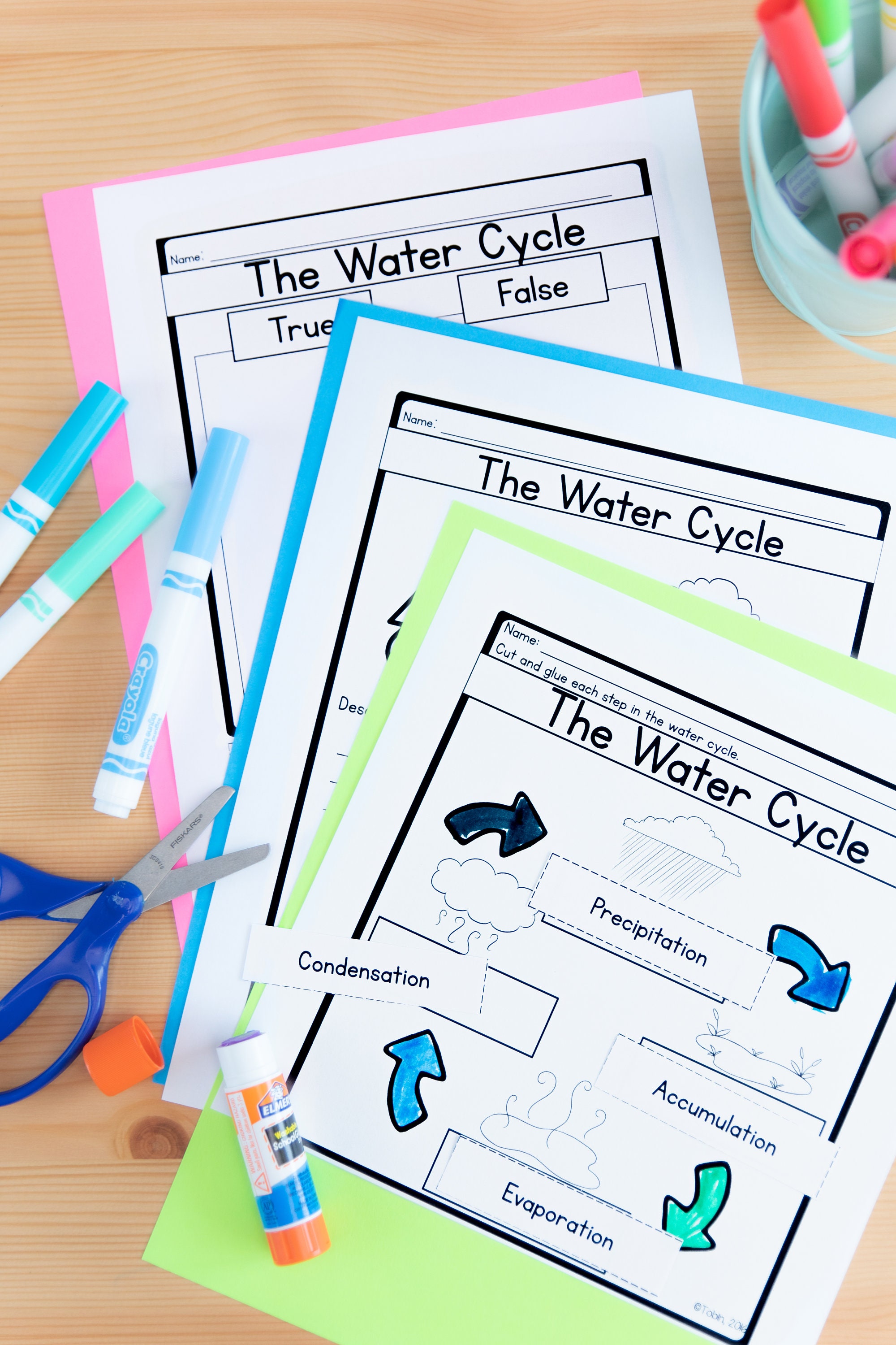 Water Cycle Worksheets, Reading Passages, 2nd & 3rd Grade Water Cycle ...