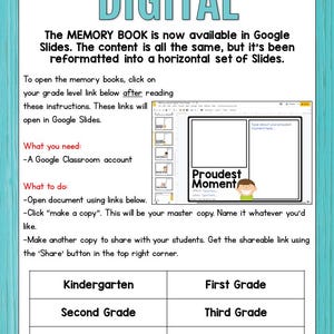 End of Year Memory Book, End of the Year Review Packet 1st 2nd Grade ...