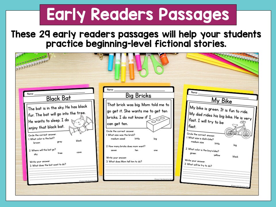 Decodable Readers Passages Science of Reading Comprehension Reading ...