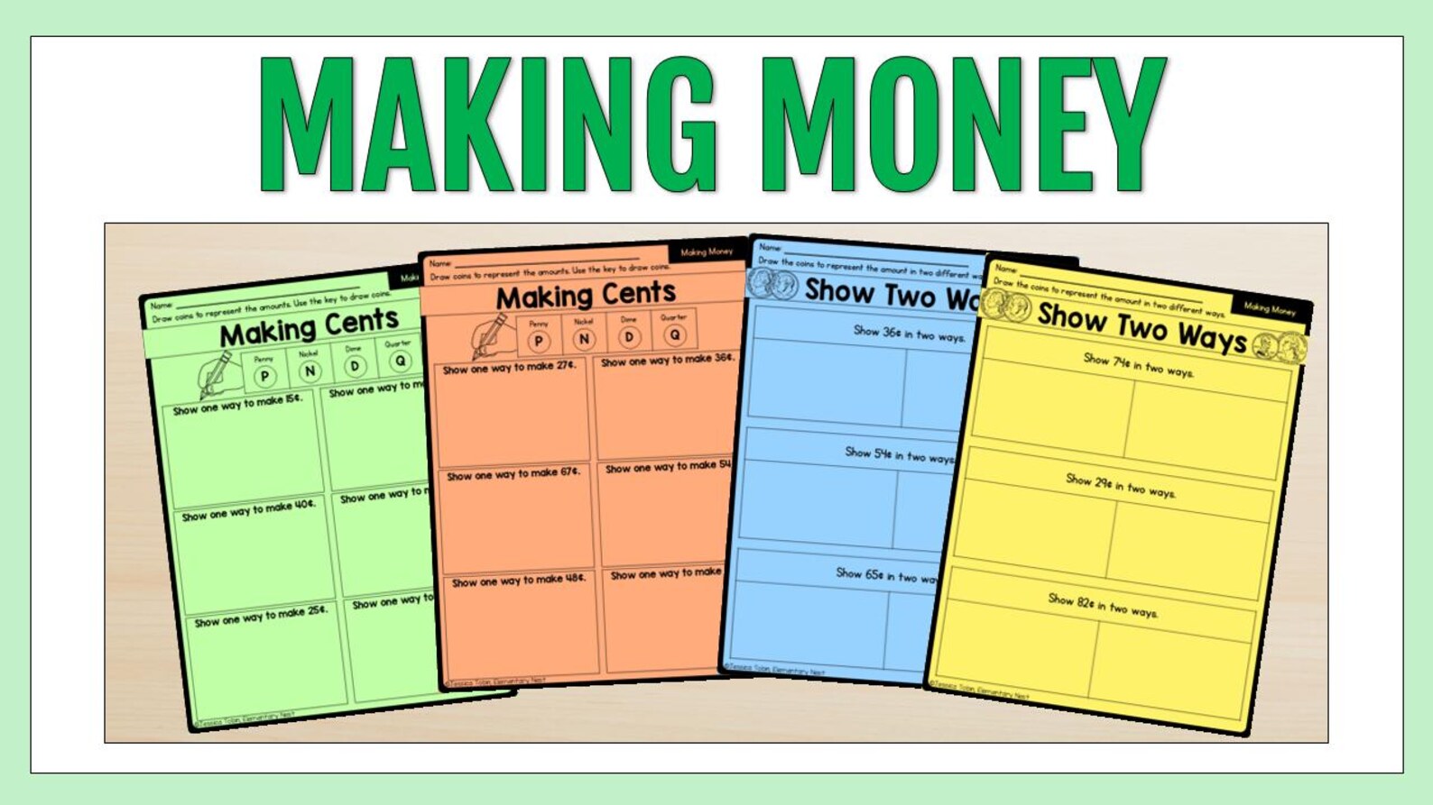 Counting Money Worksheets, Money Word Problems, Do I Have Enough Money ...