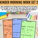 2nd Quarter Kindergarten Morning Work - Math, Grammar, and Reading ...