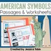 American Symbols Worksheets and Reading Passages Activities, Landmarks ...