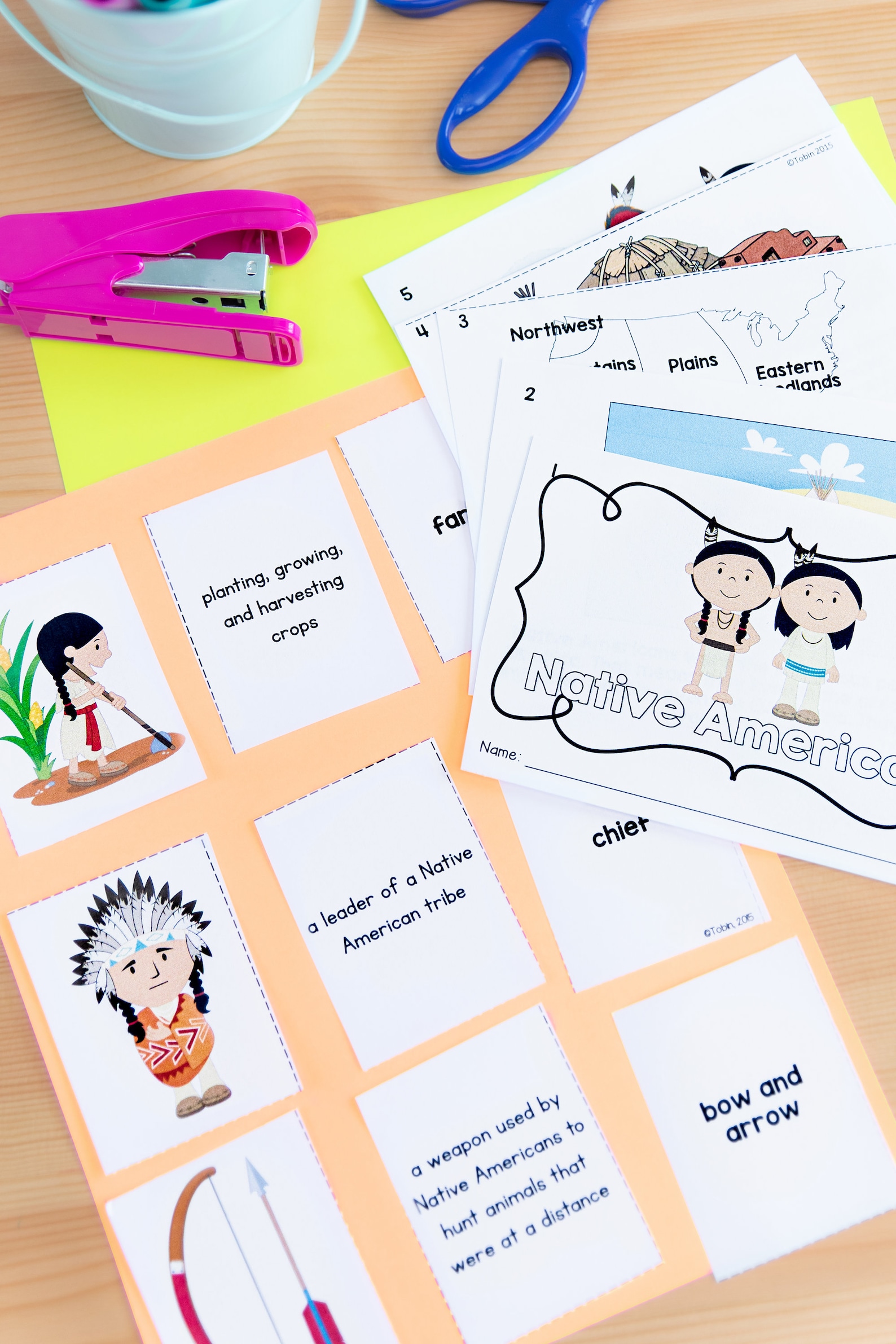 Native American Tribes Social Studies Unit: History, Reading Worksheets ...