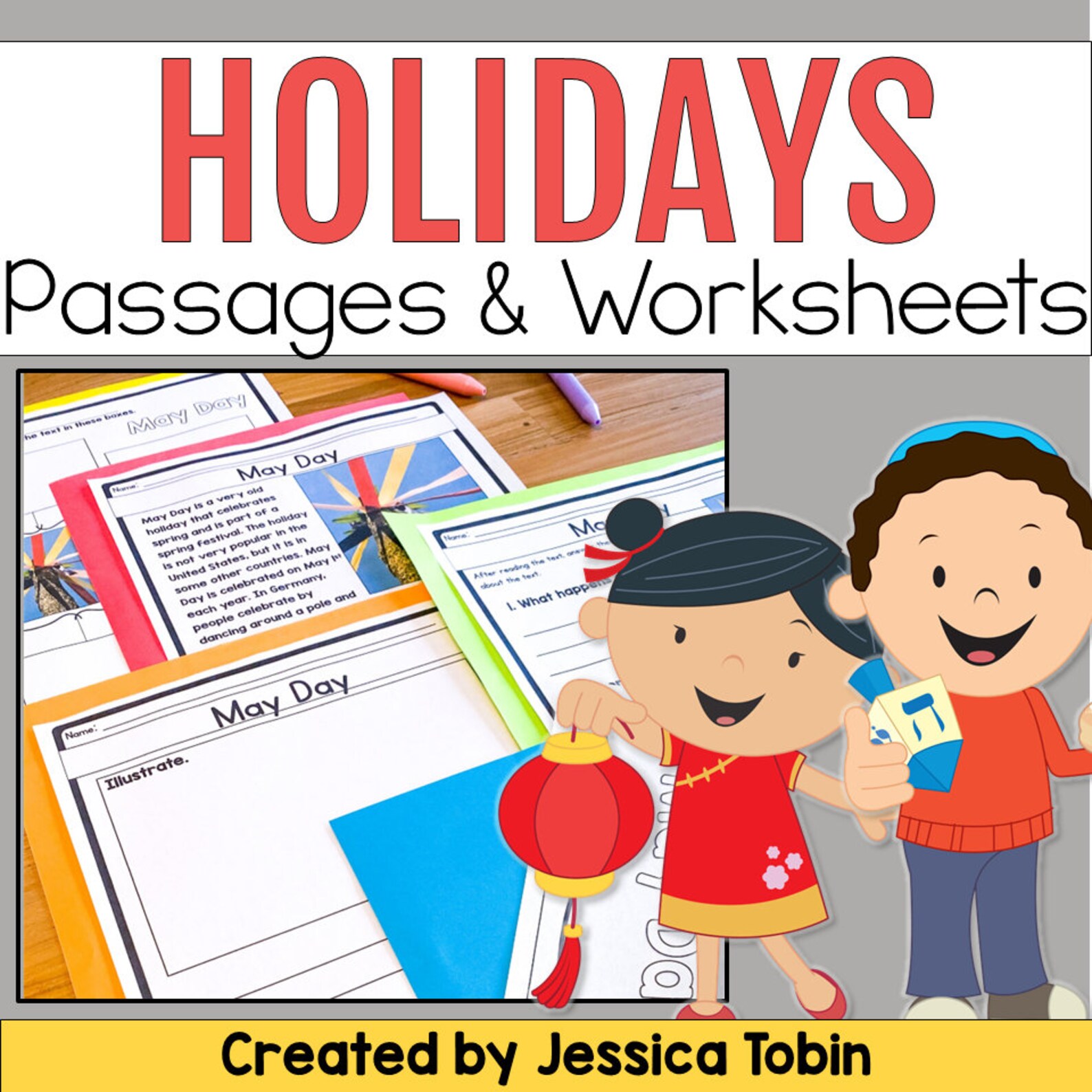 All-year Holidays Around the World Reading Activities, Social Studies ...