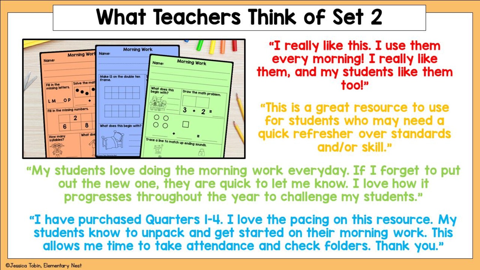 2nd Quarter Kindergarten Morning Work - Math, Grammar, and Reading ...