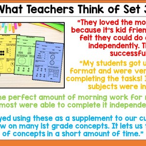 3rd Quarter First Grade Morning Work - February, March Morning Work ...