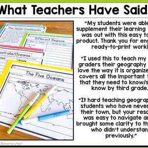 Geography Maps Continents and Oceans, Social Studies Reading Passages ...