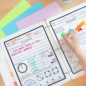 1st Quarter 2nd Grade Morning Work Set 1 Daily Second Grade Math Review ...