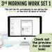 1st Quarter Morning Work 3rd Grade, 3rd Grade ELA Spiral Review, Math ...