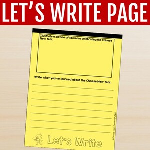 Chinese New Year Craft Reading Writing Flip Book Chinese New Year 2026 ...