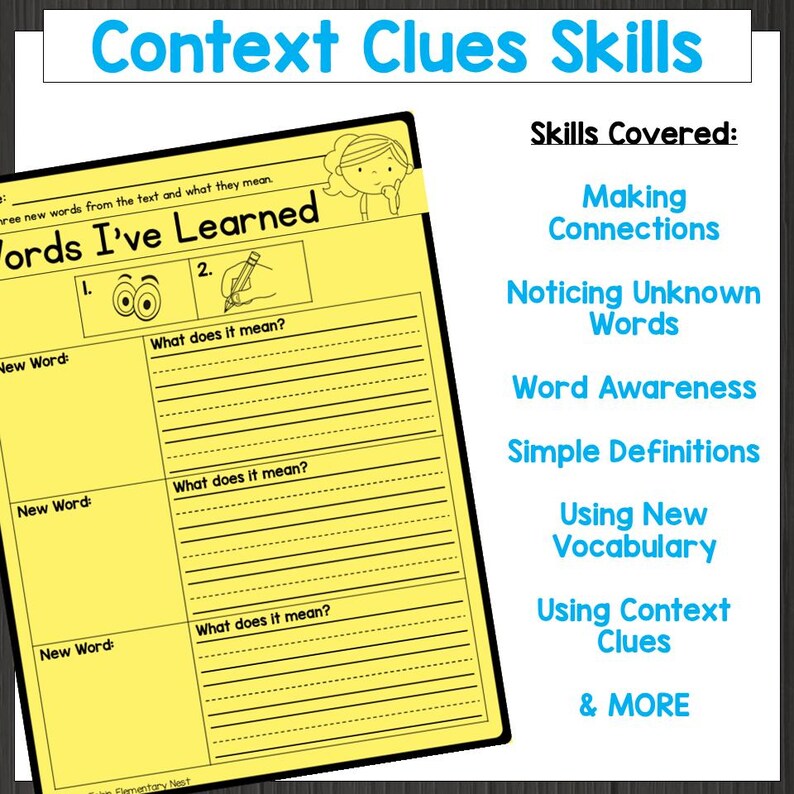 Context Clues Kindergarten Reading Comprehension Passages and Questions ...