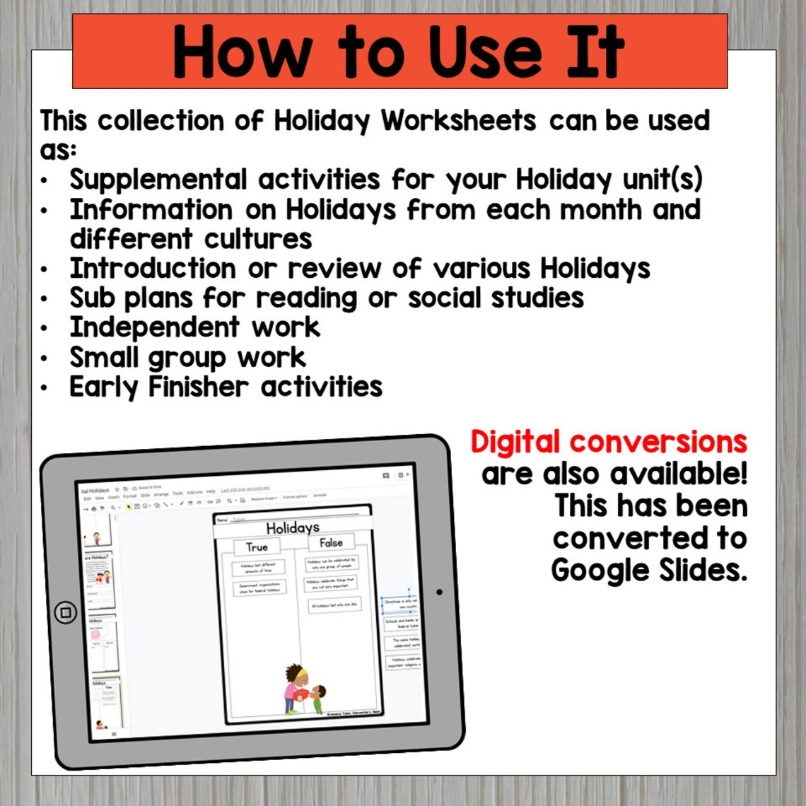 All-year Holidays Around the World Reading Activities, Social Studies ...