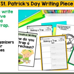St. Patrick's Day Craftivity Kindergarten Writing, How to Catch a ...