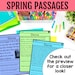 Spring Reading Comprehension Differentiated Passages, Easter, Earth Day ...