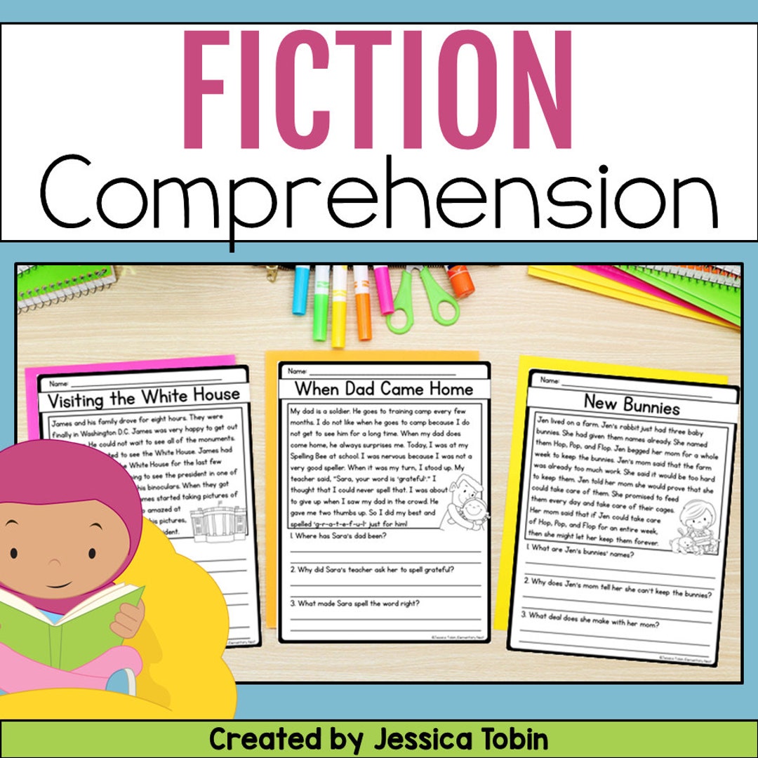 Fiction Reading Comprehension Passages & Questions 1st and 2nd Grade ...