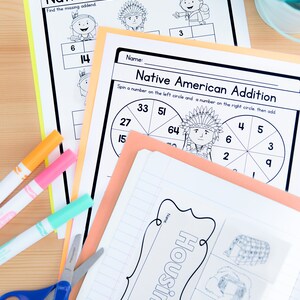 Native American Tribes Social Studies Unit: History, Reading Worksheets ...