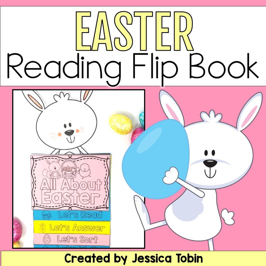 Easter Reading & Writing Craft Flip Book for Homeschool Students ...