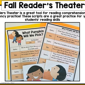 Fall Reader's Theater Scripts and Partner Plays - Autumn Fall Reading ...