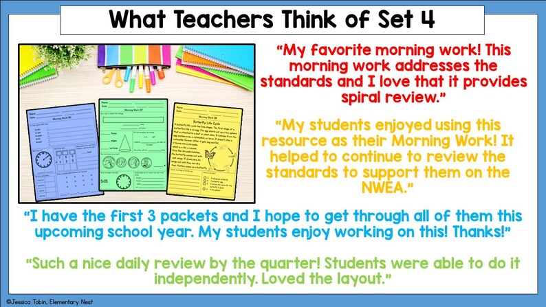 4th Quarter Morning Work 2nd Grade - Math, Phonics, ELA Review ...