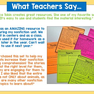 Nonfiction Reading Comprehension Passages: 1st-2nd Grade (PDF Download ...