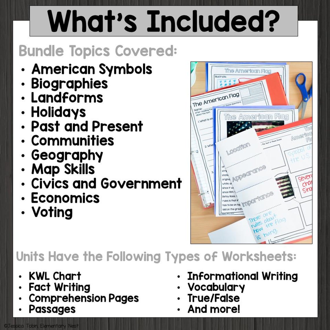 Social Studies Worksheets Social Studies Reading 2nd & 3rd Grade Social ...