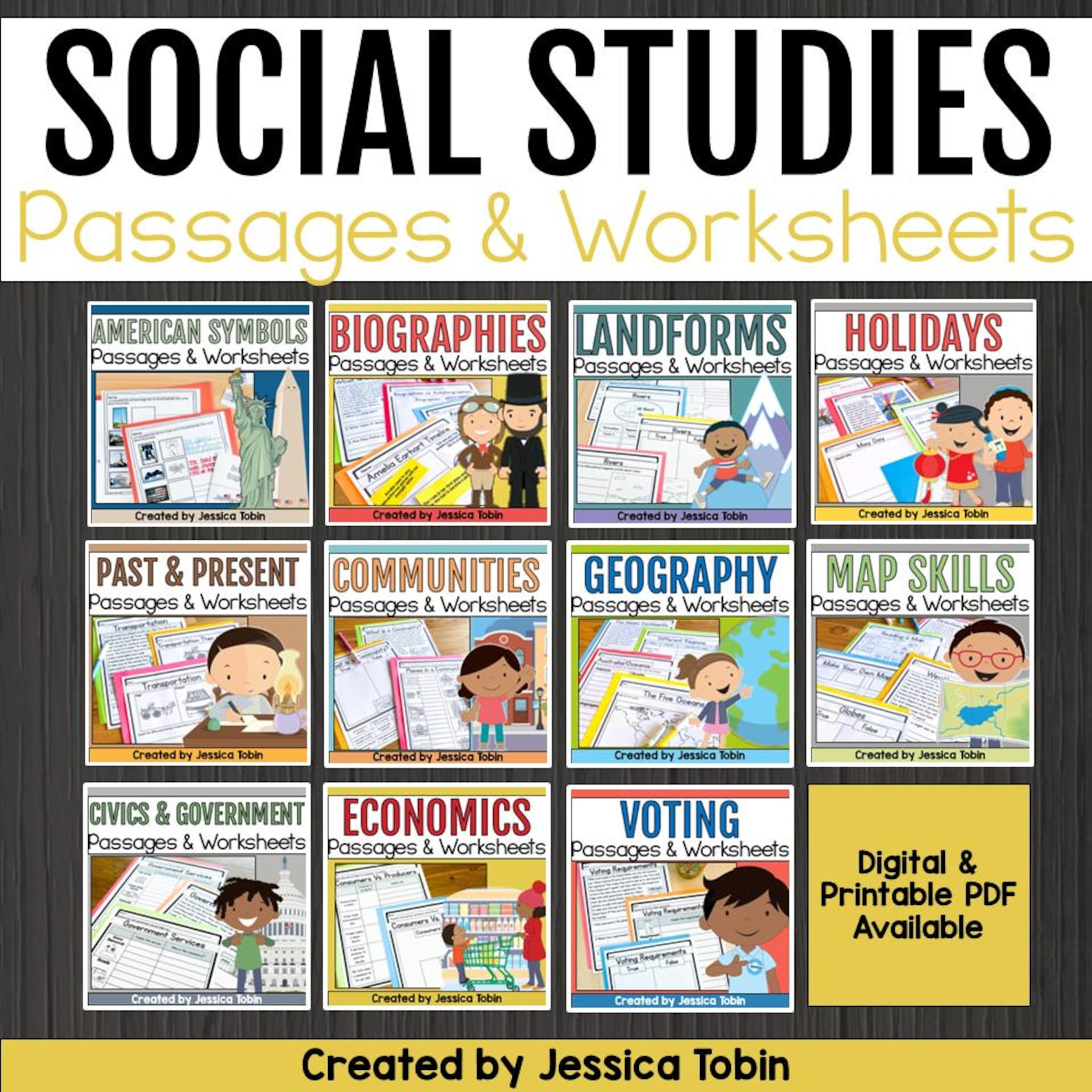 Social Studies Worksheets Social Studies Reading 2nd & 3rd Grade Social ...