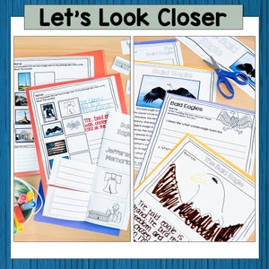 American Symbols Worksheets and Reading Passages Activities, Landmarks ...