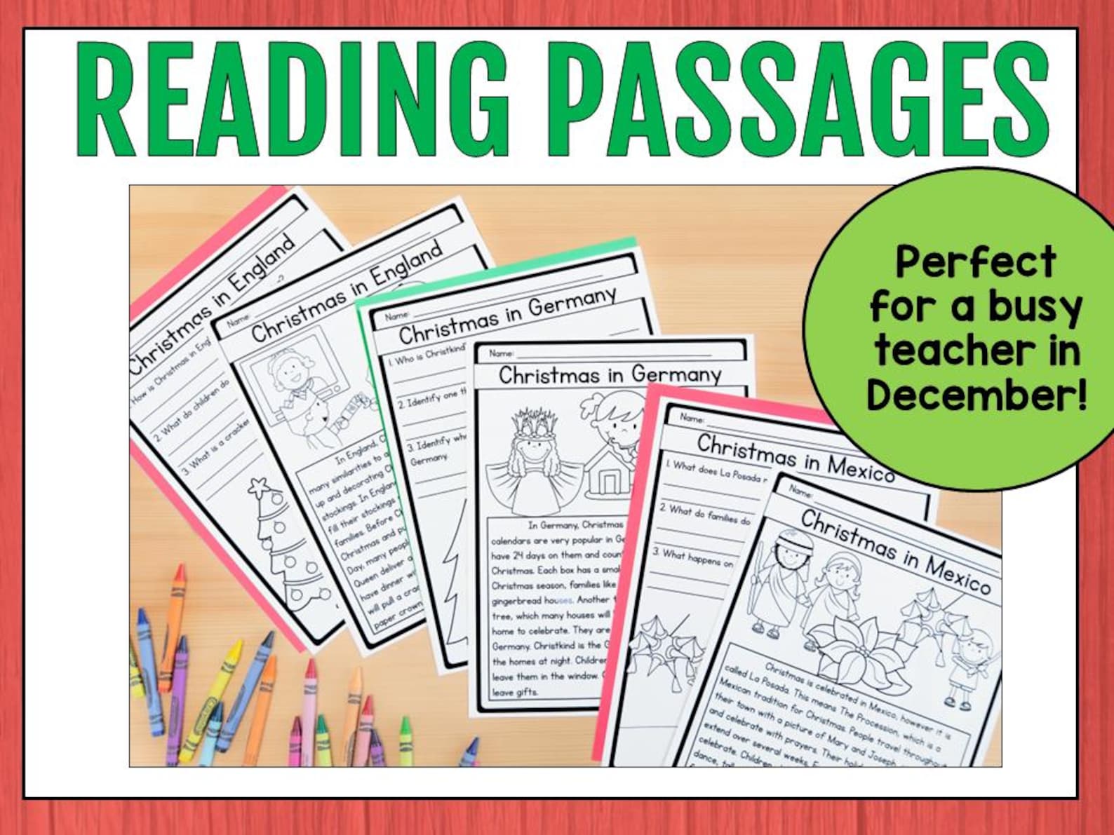 Christmas Around the World Passages - Winter Holidays Around the World ...