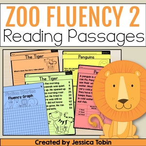 Zoo Early Fluency Reading Passages: Fiction & Nonfiction Comprehension ...