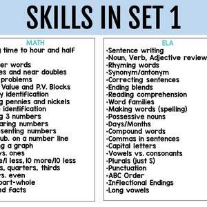 2nd Grade Morning Work - Math, Grammar, ELA Review Worksheets With ...