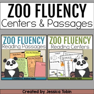 Animals Reading Fluency Passages and Centers 3rd Grade 2nd Grade ...