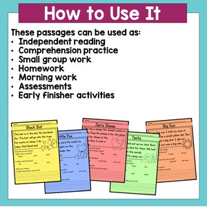 Decodable Readers Passages Science of Reading Comprehension Reading ...