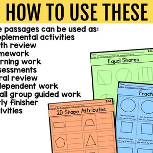 2D Shapes 3D Shapes Worksheets, Fractions, Partitioning 2nd Grade ...
