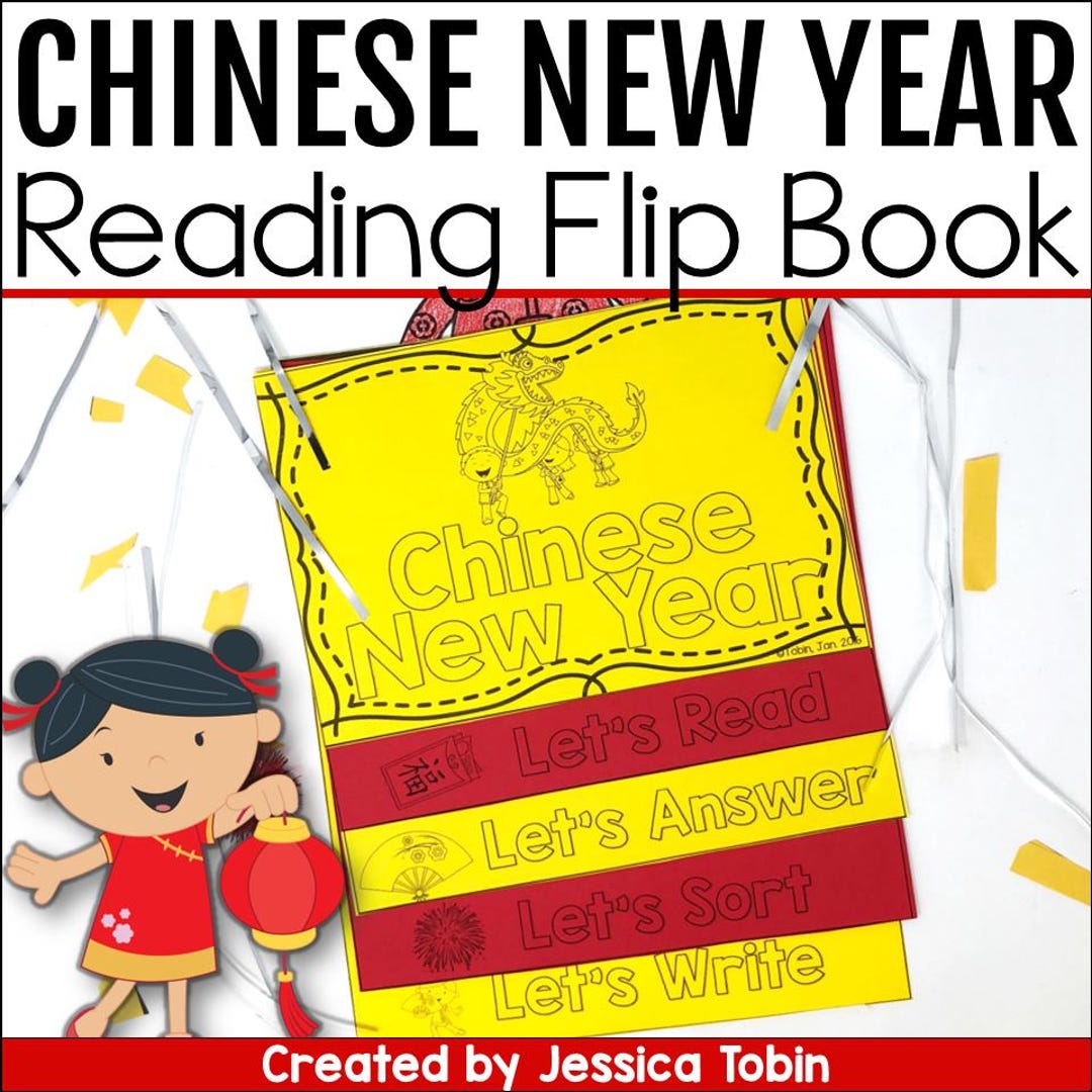 Chinese New Year Craft Reading Writing Flip Book Chinese New Year 2025 ...