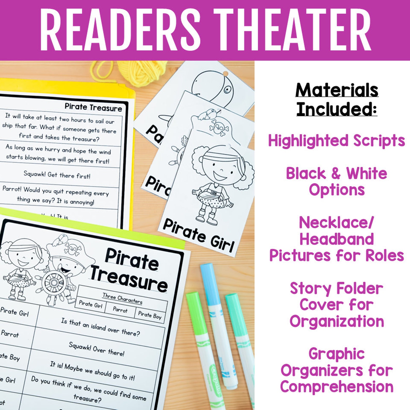 Reader's Theater Scripts - 3, 4, or 2 Person Readers Theater - Fluency ...