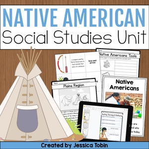 Native Americans, Native American Tribes Unit for Social Studies ...