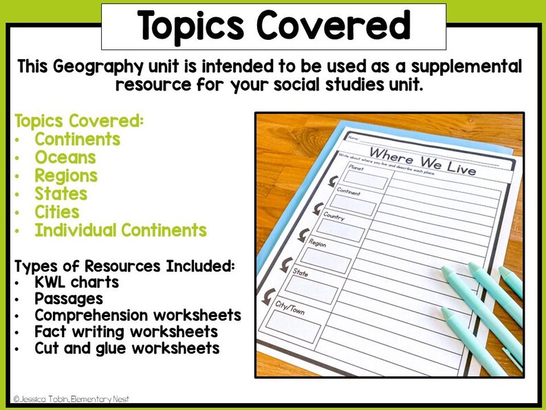 Geography Maps Continents and Oceans, Social Studies Reading Passages ...