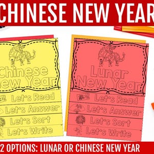 Chinese New Year Craft Reading Writing Flip Book Chinese New Year 2026 ...