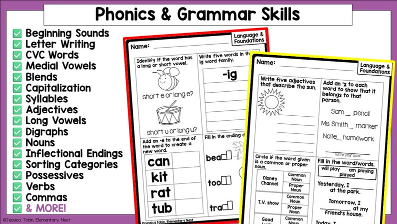 Homework, 1st Grade Homework, Weekly Homework W/ Homework Folder Cover ...
