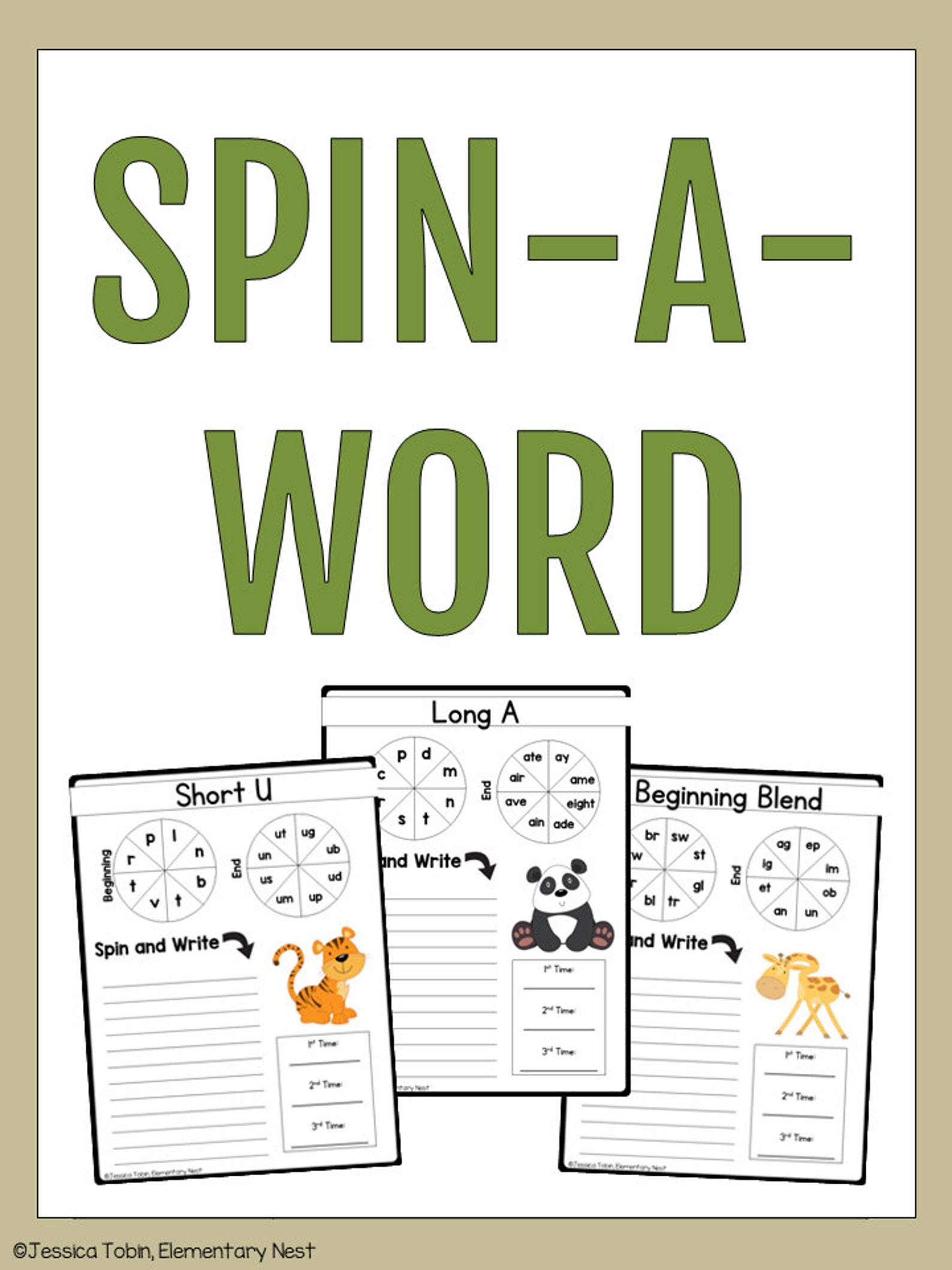 Animals Reading Fluency Practice Centers Oral Reading Fluency Skills ...