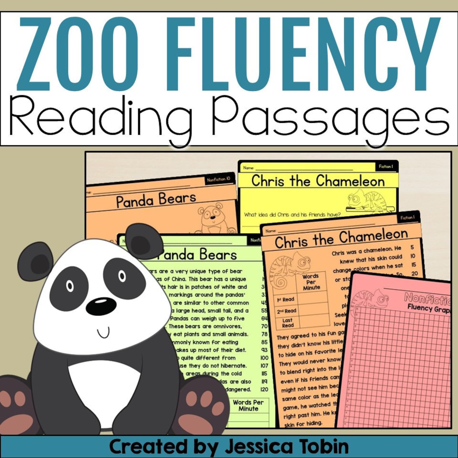 Animals Reading Fluency Passages With Comprehension & Reading Fluency ...