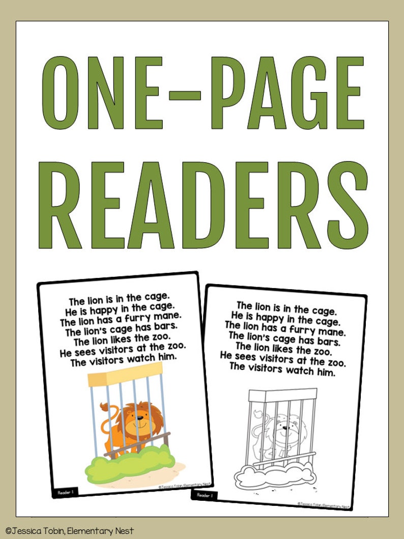 Animals Reading Fluency Practice Centers Oral Reading Fluency Skills ...