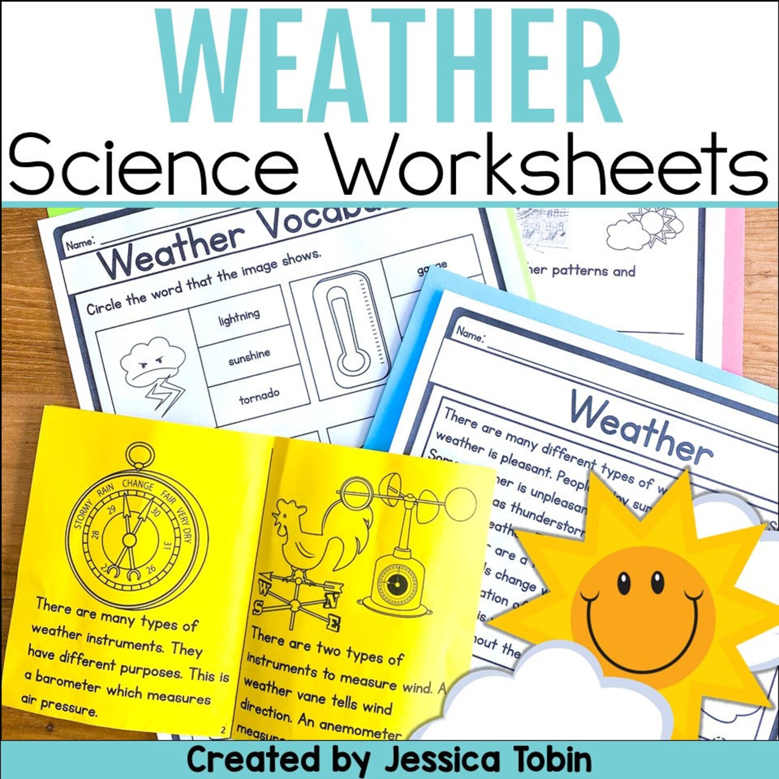 Weather Worksheets: Science Reading Passages and Activities (PDF ...