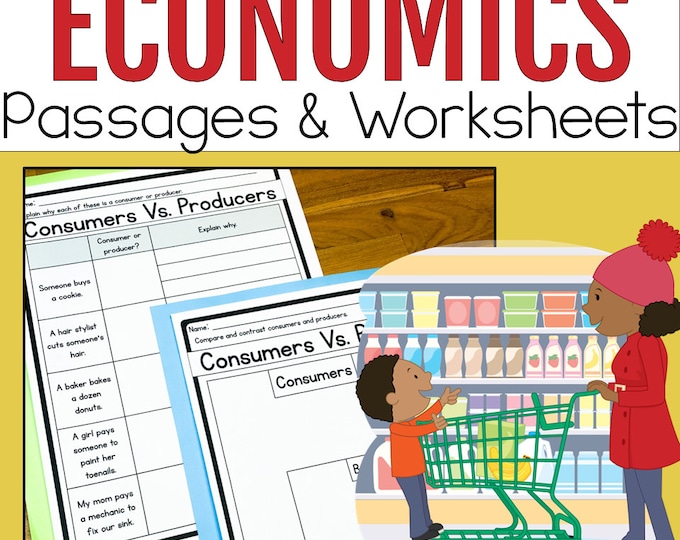 Needs and Wants Activities - 1st, 2nd & 3rd Grade Economics Lessons and ...