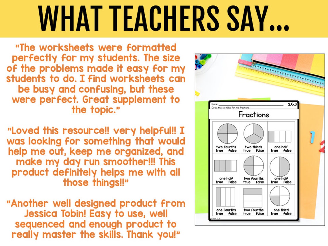 2D Shapes 3D Shapes Worksheets, Fractions, Partitioning 2nd Grade ...