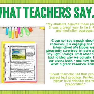 Paired Passages March, Reading Passages With Spring, St. Patrick's Day ...